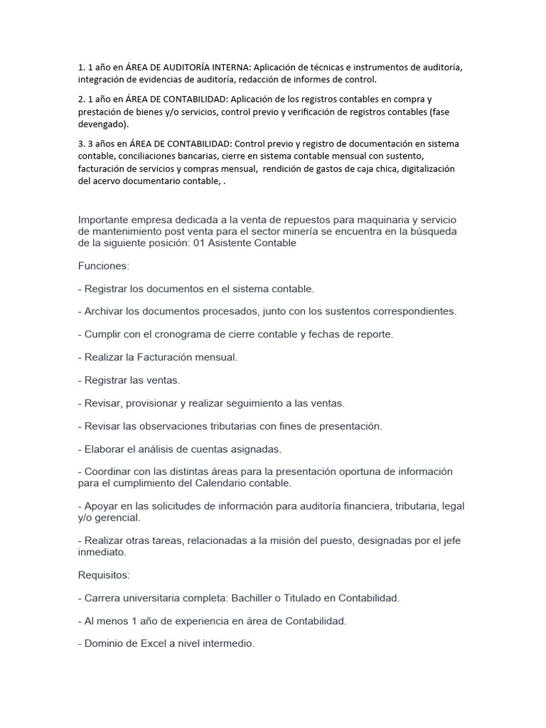 Zamine - Funciones | PDF