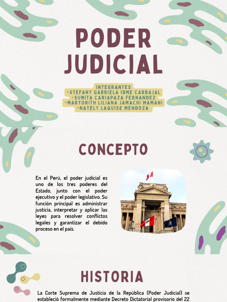 Poder Judicial en Perú: Estructura y Funciones | PDF | Judicaturas ...