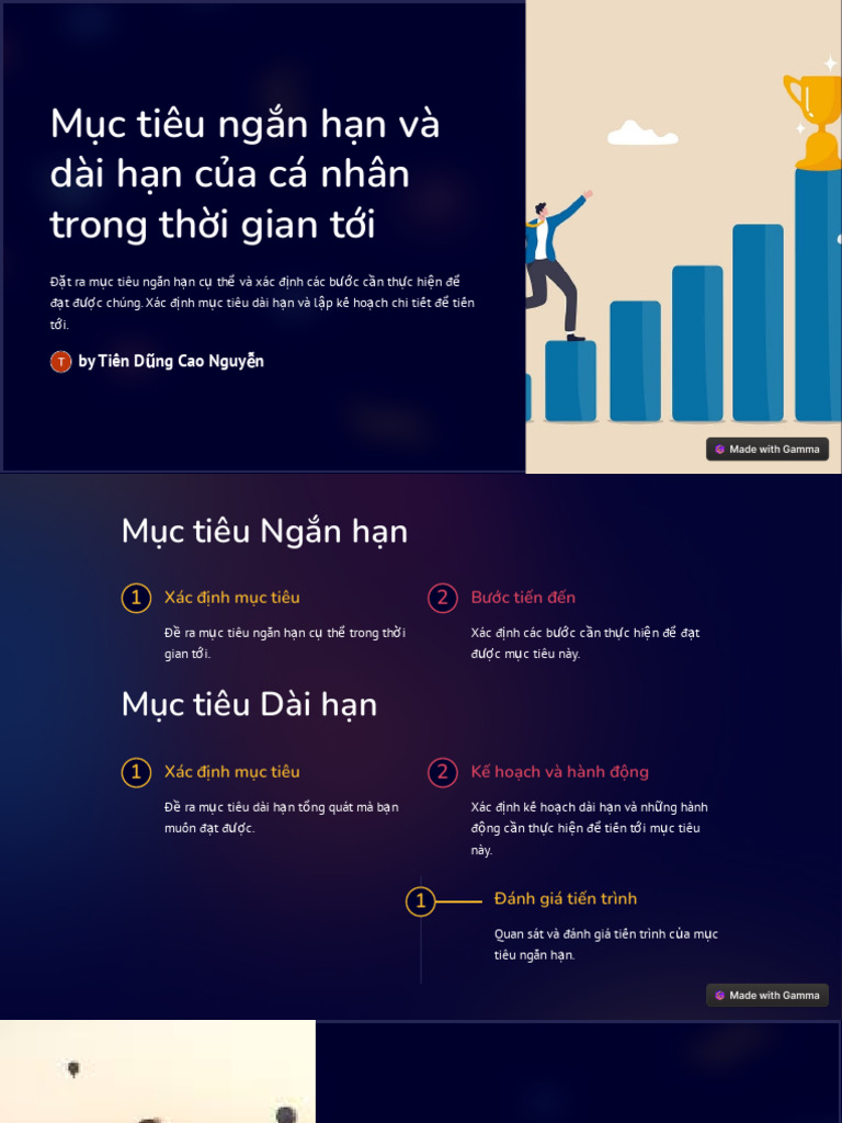 Muc Tieu Ngan Han Va Dai Han Cua CA Nhan Trong Thoi Gian Toi | PDF