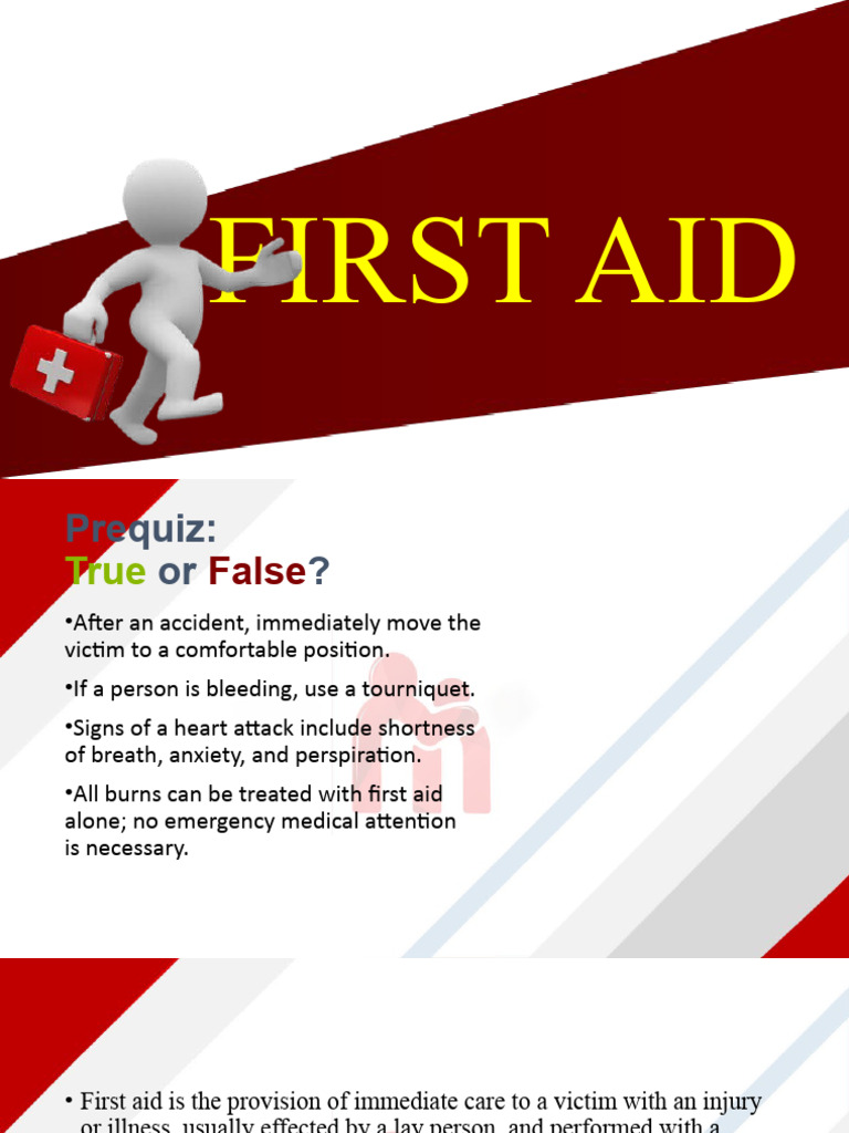 First Aid | PDF | First Aid | Injury