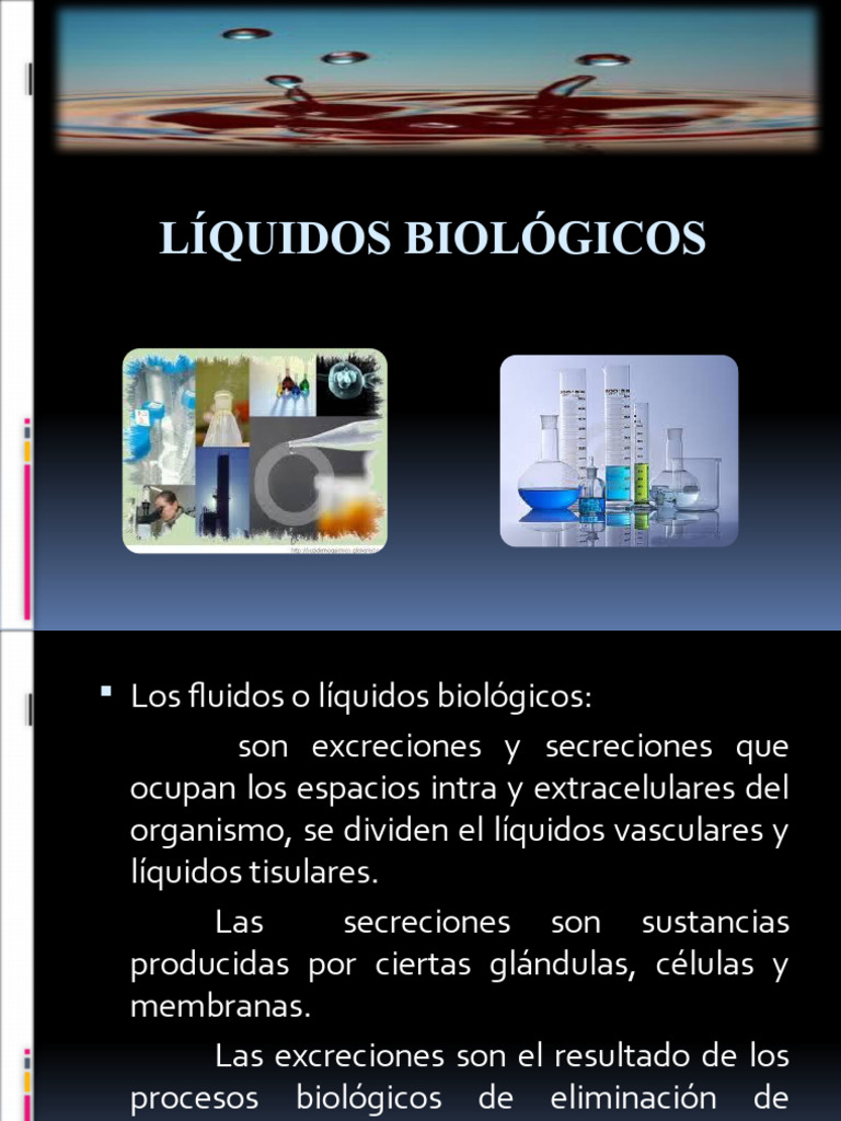 Líquidos Biológicos | PDF | Fluido cerebroespinal | Medicina CLINICA