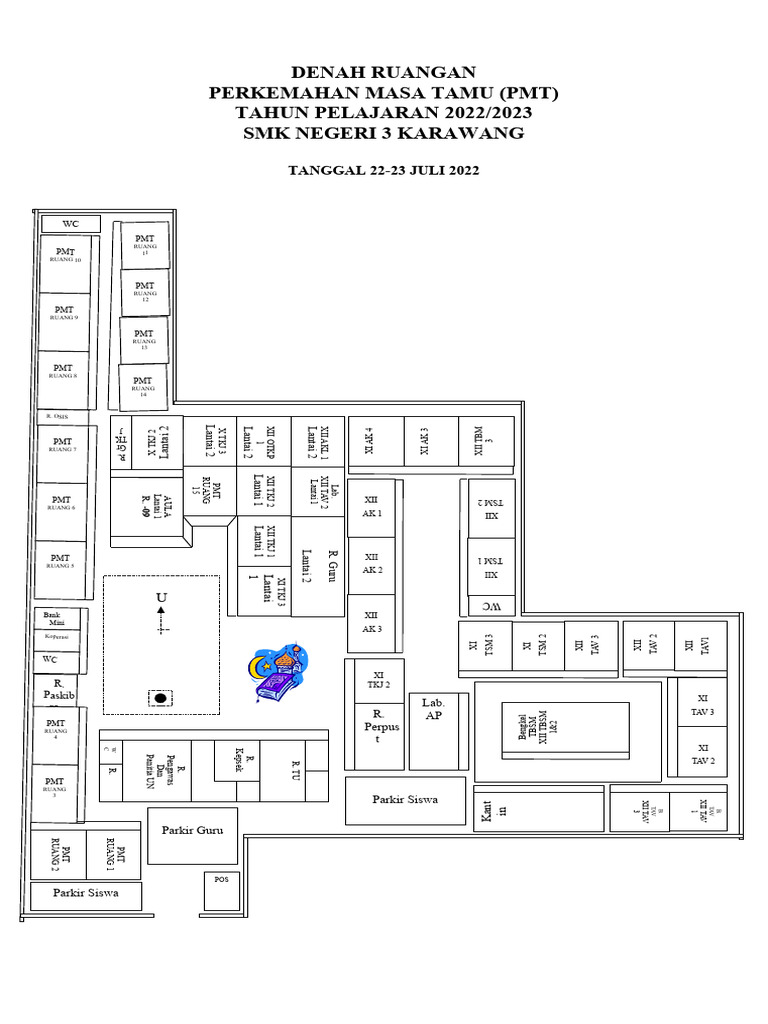 Denah SMKN 3 MPLS | PDF