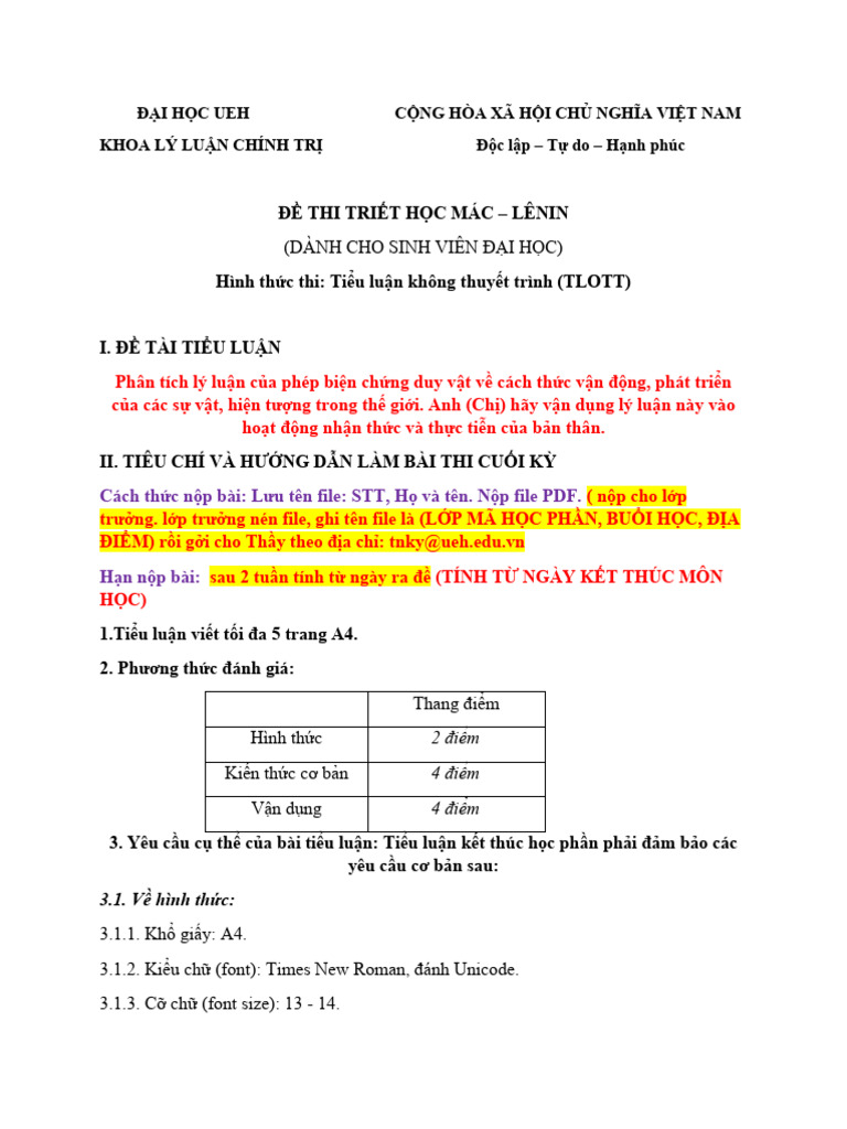 de Thi KTHP Triet ML - k48.D1 | PDF