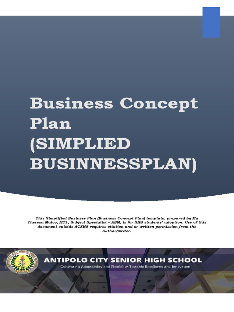Updated 2023 Simplified Business Plan | PDF | Marketing | Business Model