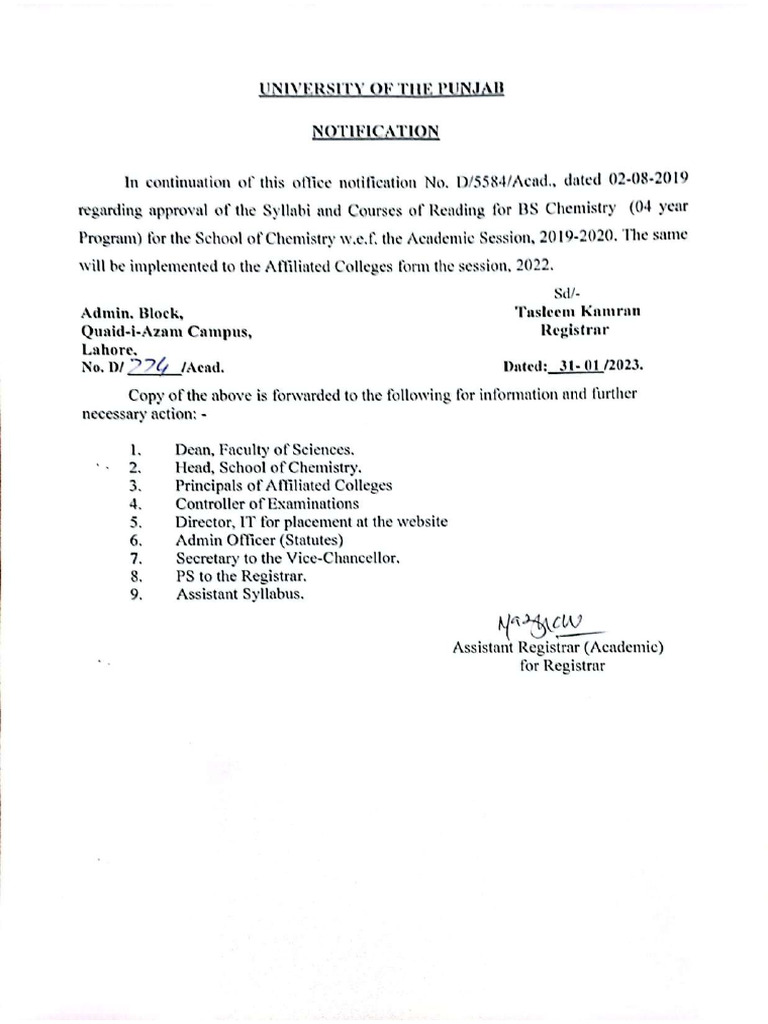 BS Chemistry | PDF | Organic Chemistry | Chemistry