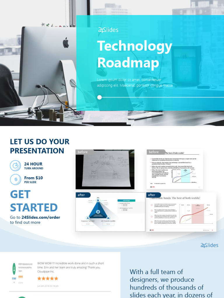 Technology Roadmap Creative | PDF | Outsourcing | Economics