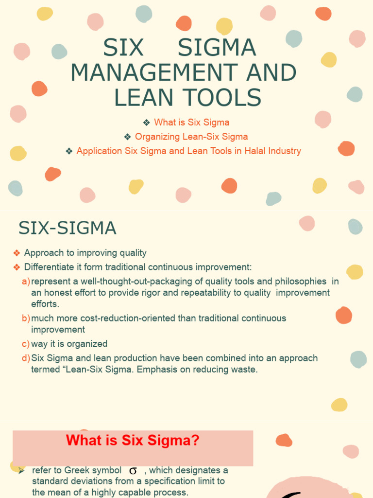 Chapter 7 Six Sigma | PDF | Six Sigma | Design For Six Sigma
