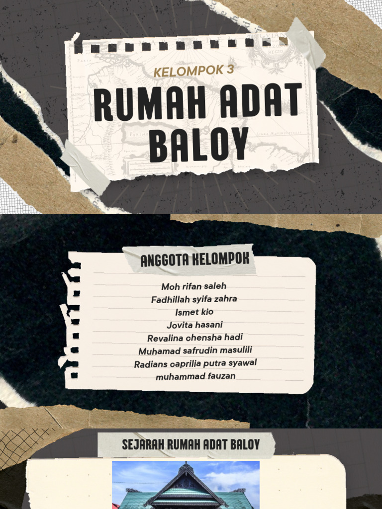 Rumah Adat Baloy: Warisan Suku Dayak | PDF | Seni
