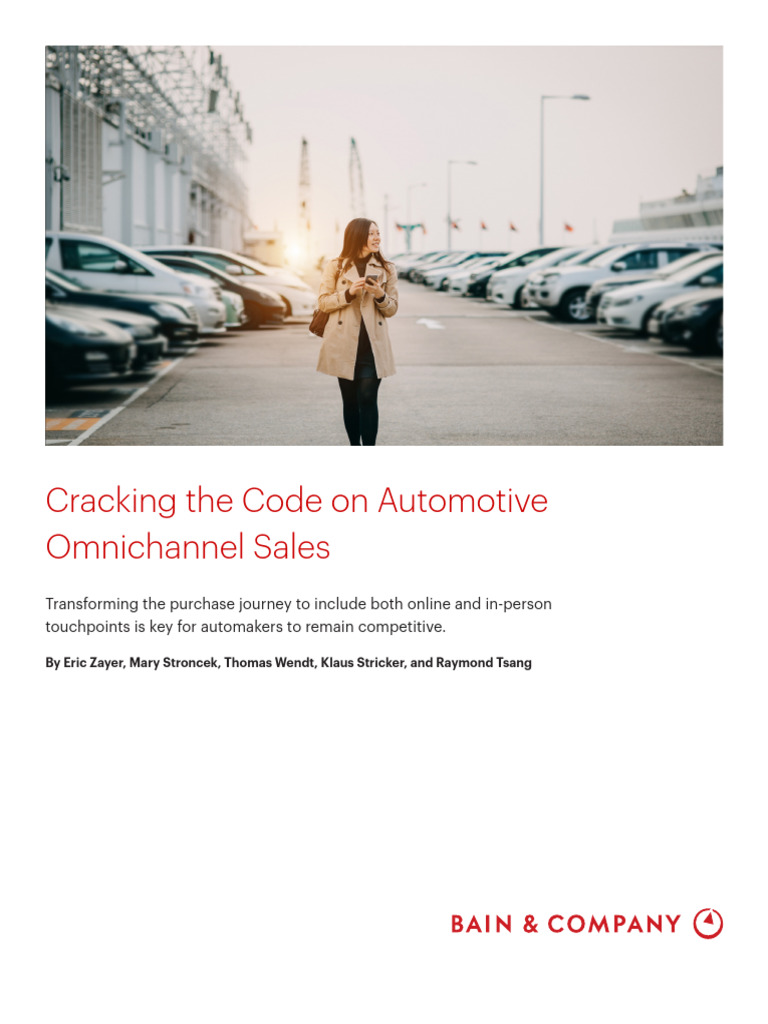 Data and Analytics in The Drivers Seat of The Used Car Market | PDF ...