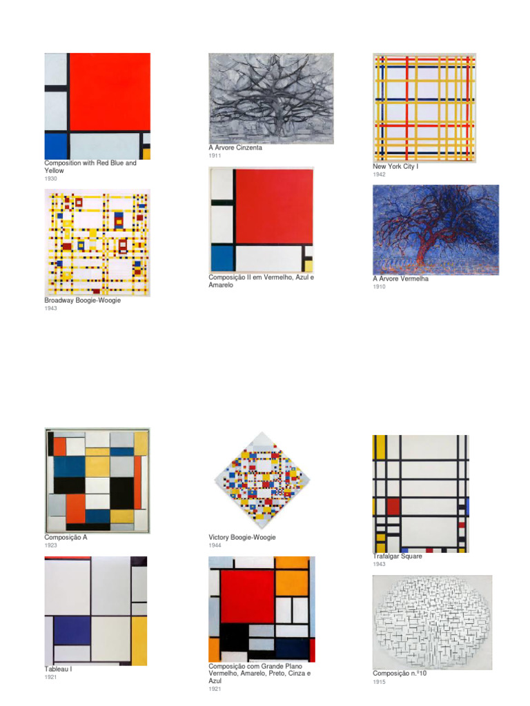 Mondrian | PDF | Arte abstrata