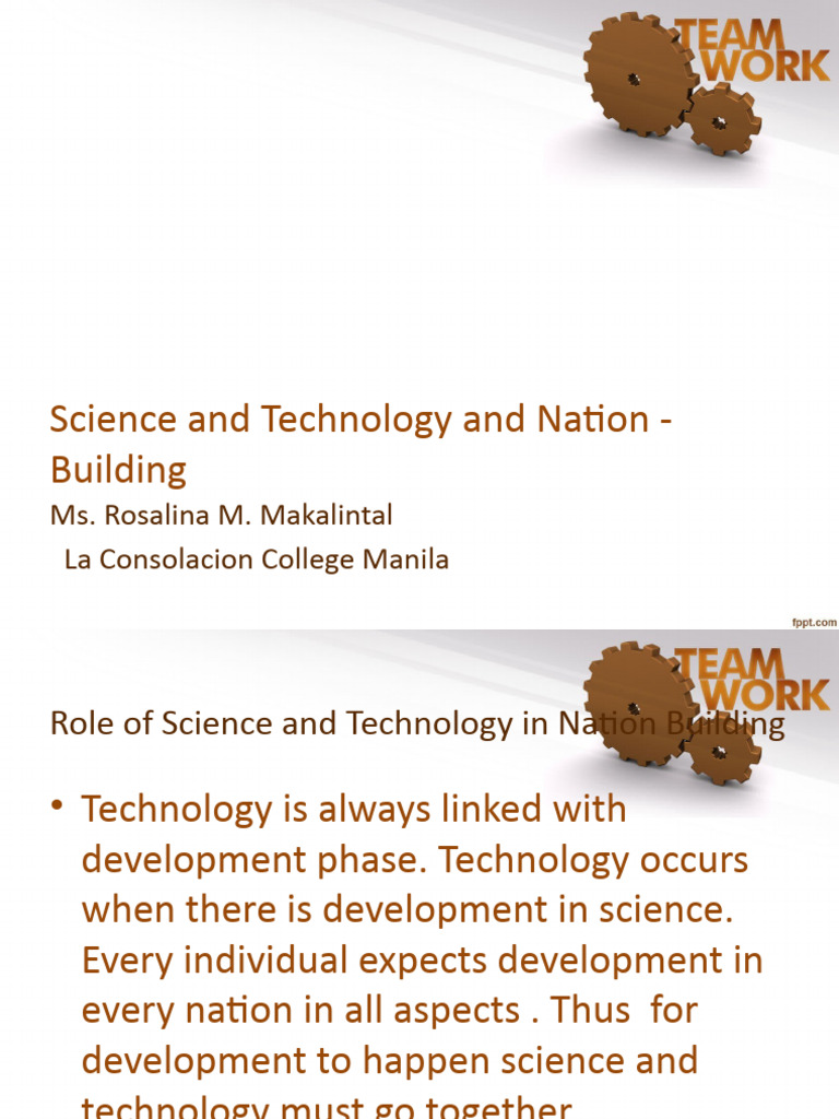 STS Science and Technology and Nation - Building | PDF | Science | Policy