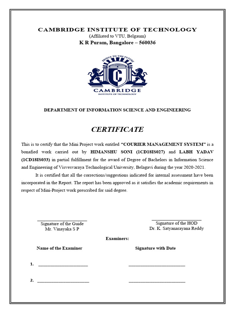 DBMS Certificate FINAL | PDF