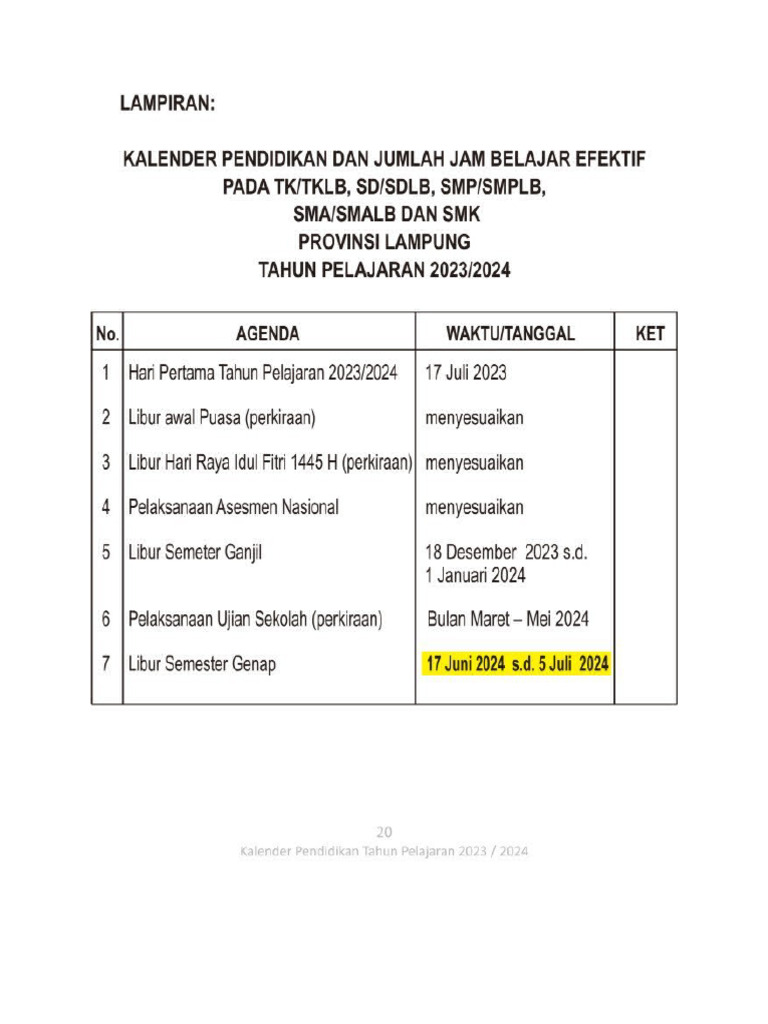 Kalender Pend Word | PDF