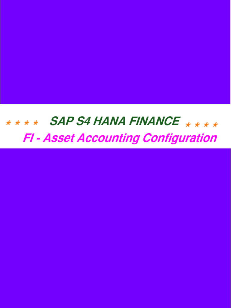 FI Asset Accounting Configuration 1699127573 | PDF | Depreciation | Euro FI Asset Accounting Configuration 1699127573 | PDF | Depreciation | Euro