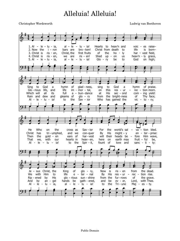 Alleluia Alleluia | PDF