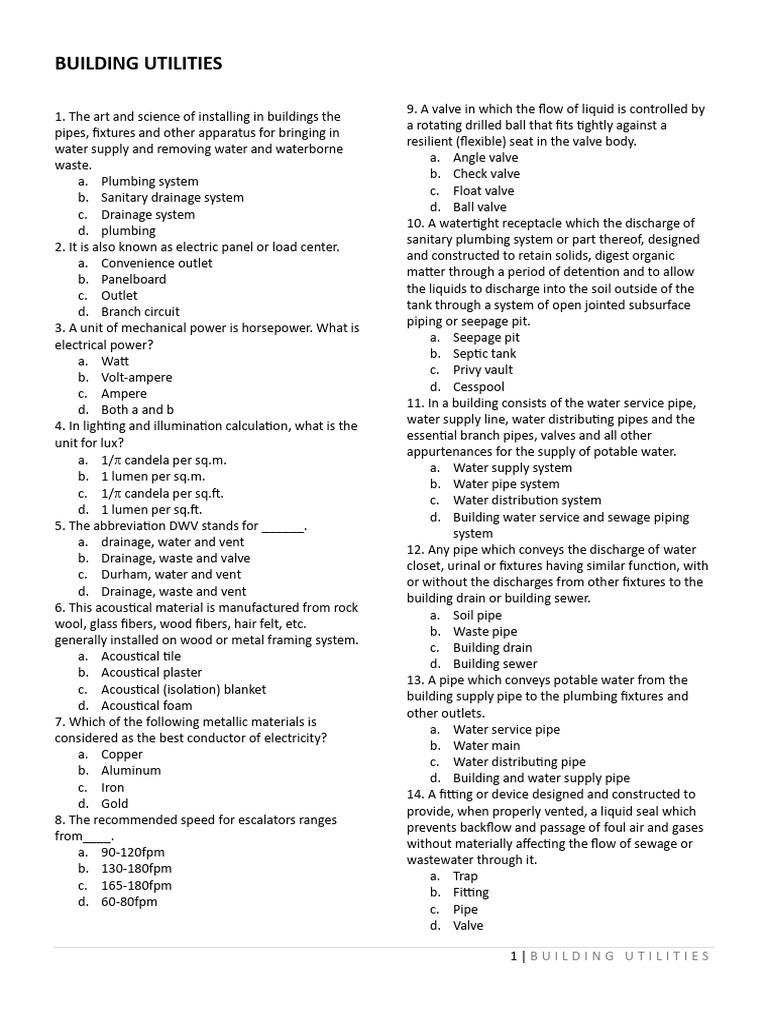 Acc Bu | PDF | Plumbing | Hydraulic Engineering