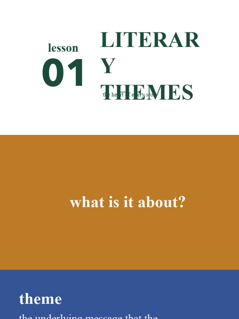 Understanding Literary Themes and Elements | PDF | Courage