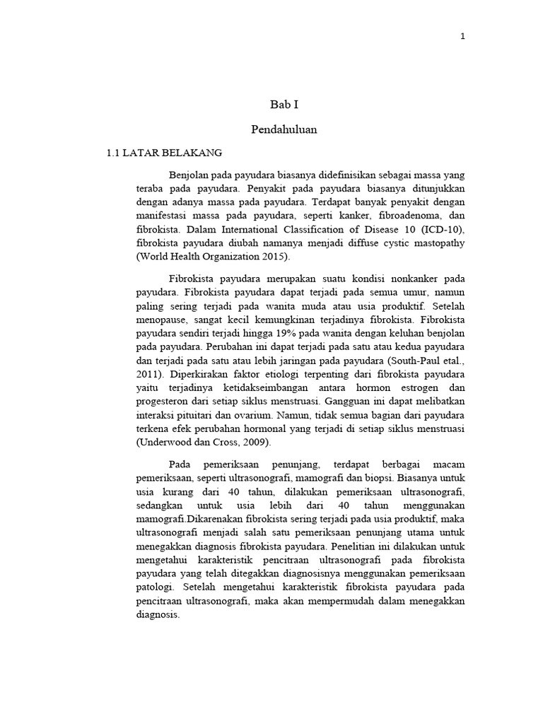 Panduan Fibrokista Payudara | PDF