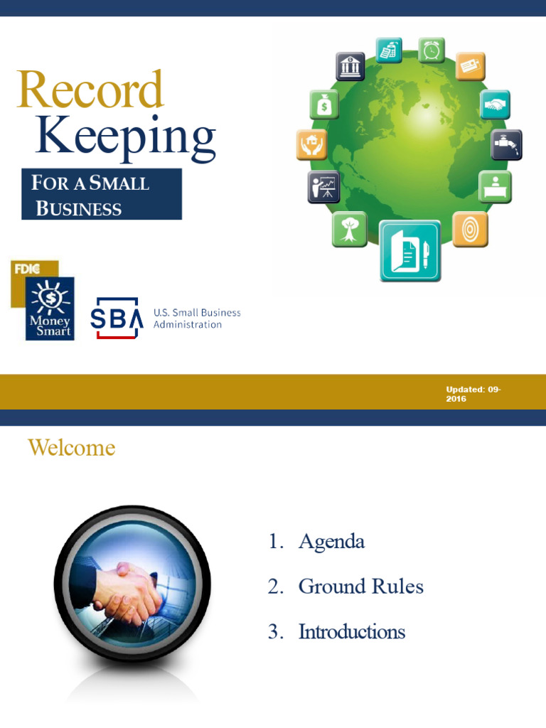 Essential Record Keeping for Small Businesses | PDF | Records ...