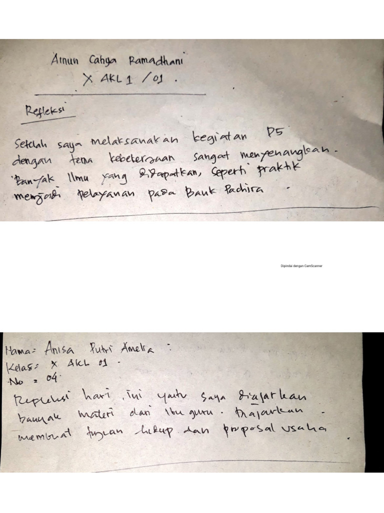 Refleksi p5 | PDF