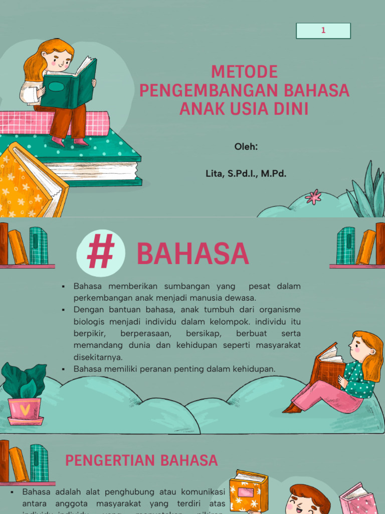 Metode Pengembangan Bahasa Anak Usia Dini | PDF | Seni & Disiplin ...