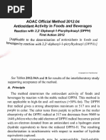 ASTA Analytical Method | PDF