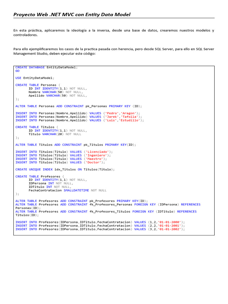 18 - Entity Data Model | PDF | SQL | Diseño de software