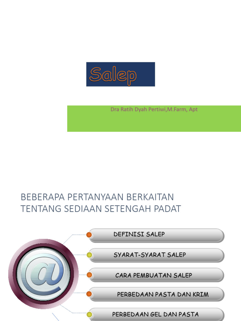 Salep | PDF | Kesehatan Holistik | Sains & Matematika