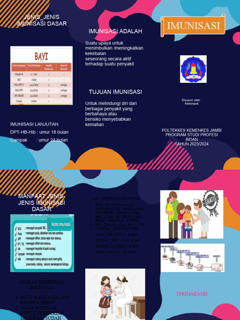 Leaflet Imunisasi | PDF