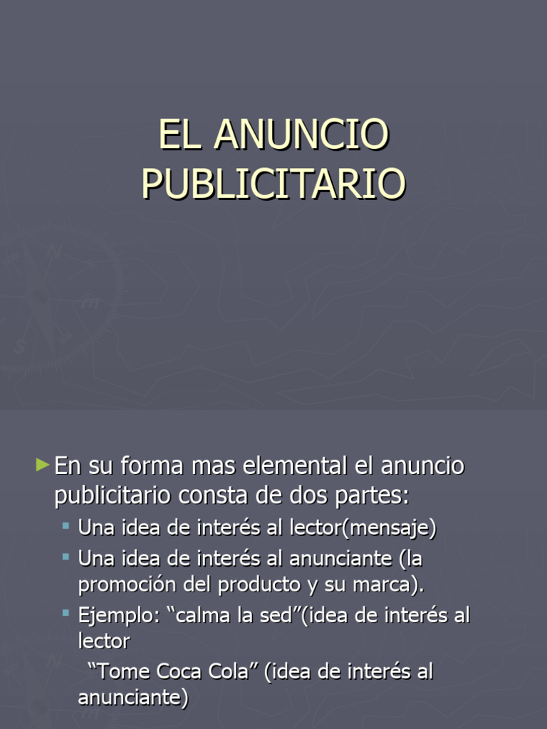 Características del Anuncio Publicitario | PDF | Texto | Tipografía