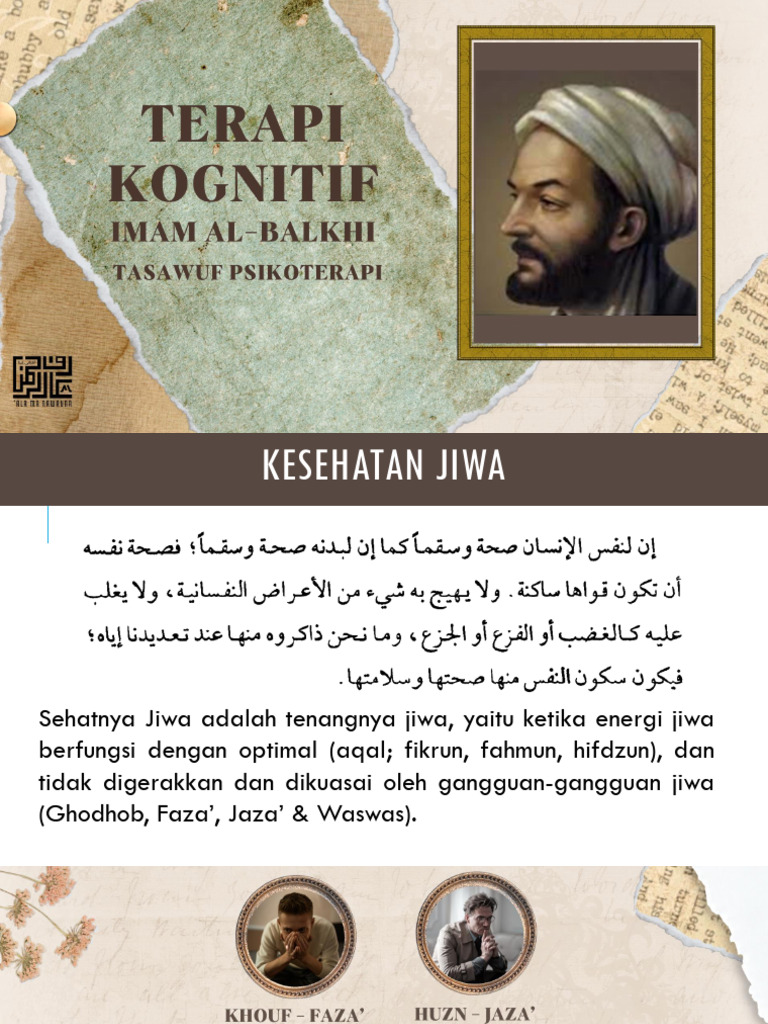 Terapi Kognitif Imam Al-Balkhi | PDF | Pengembangan Diri | Kesehatan Holistik