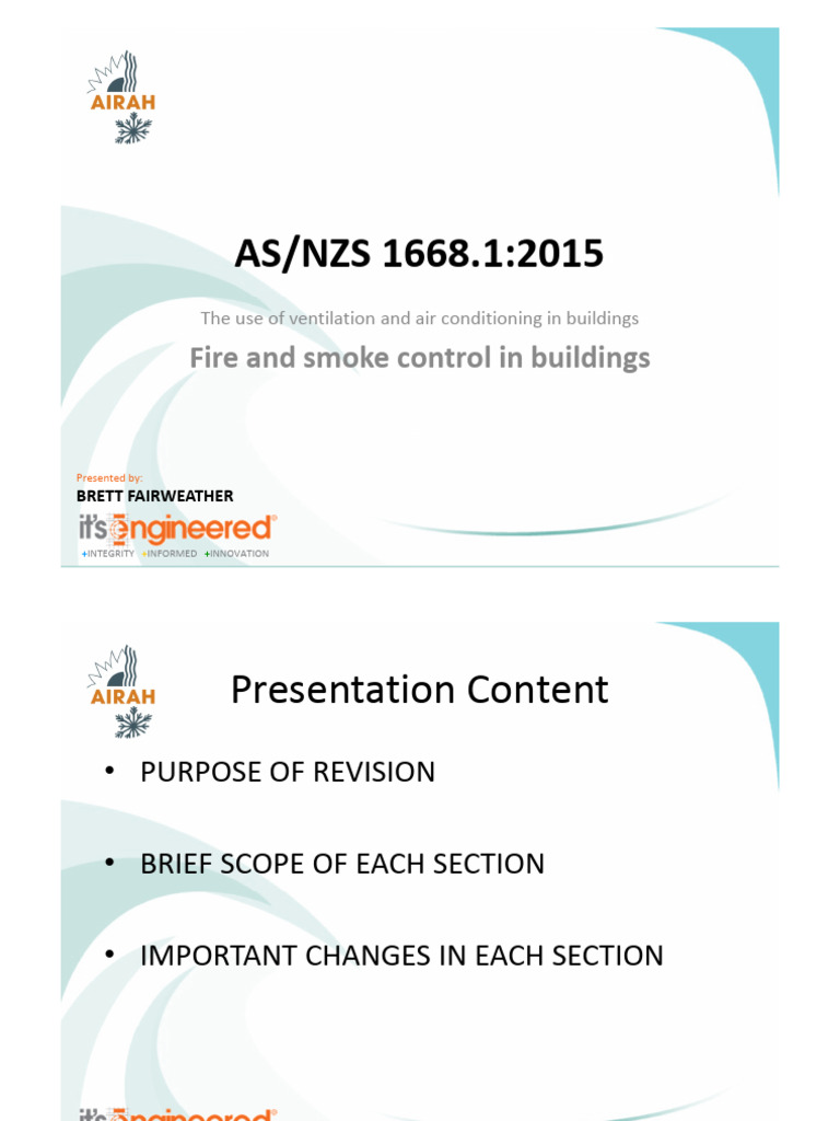 AS 1668.1-2052 - Z - Presentation | PDF | Ventilation (Architecture ...