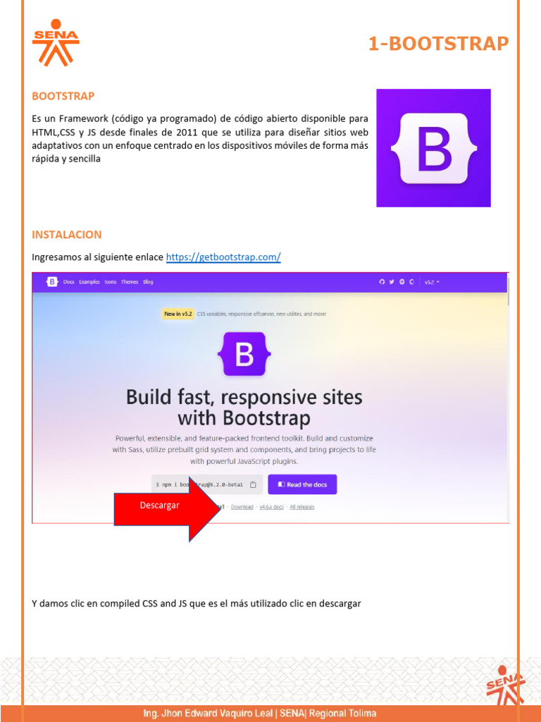1 Bootstrap | PDF | Bootstrap (marco frontal) | Desarrollo web