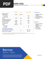 TDS - Marlex® HHM 5502BN Polyethylene | PDF | Polyethylene | Building ...