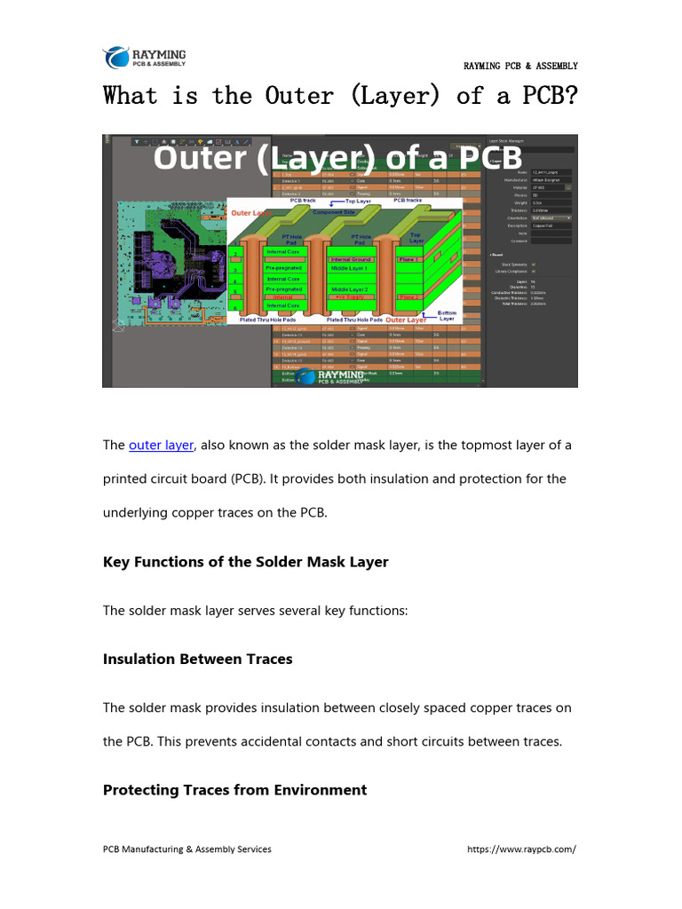 What Is The Outer (Layer) of A PCB | PDF | Printed Circuit Board ...