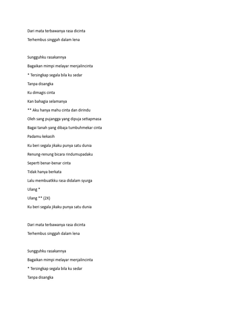 Puisi Cinta dan Kerinduan | PDF | Seni | Puisi