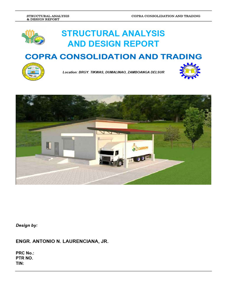 Structural Analysis and Design Report: Copra Consolidation and Trading ...