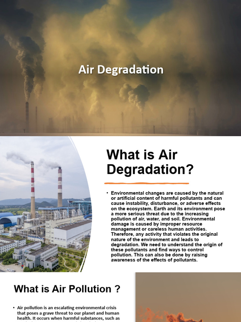 Air Degradation | PDF | Air Pollution | Pollution