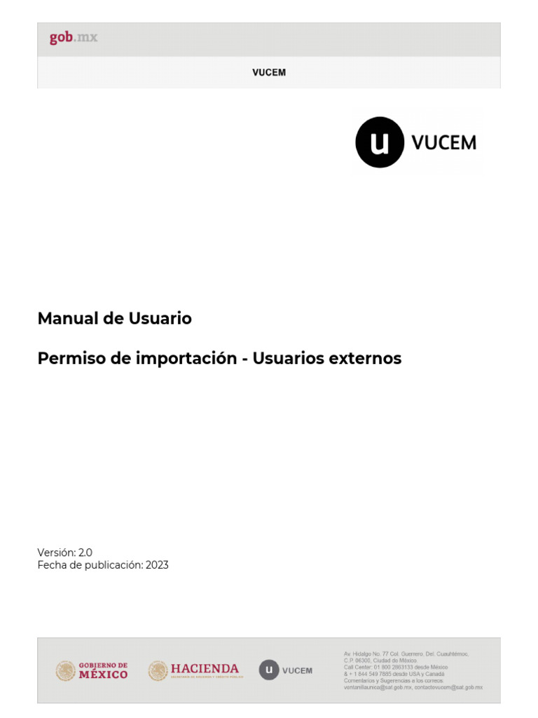 Vucem Pi | PDF | Ventana (informática) | Usuario (informática)
