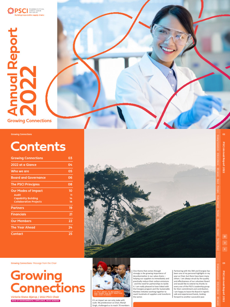 PSCI 2022 Annual Report Summary | PDF | Supply Chain | Expert