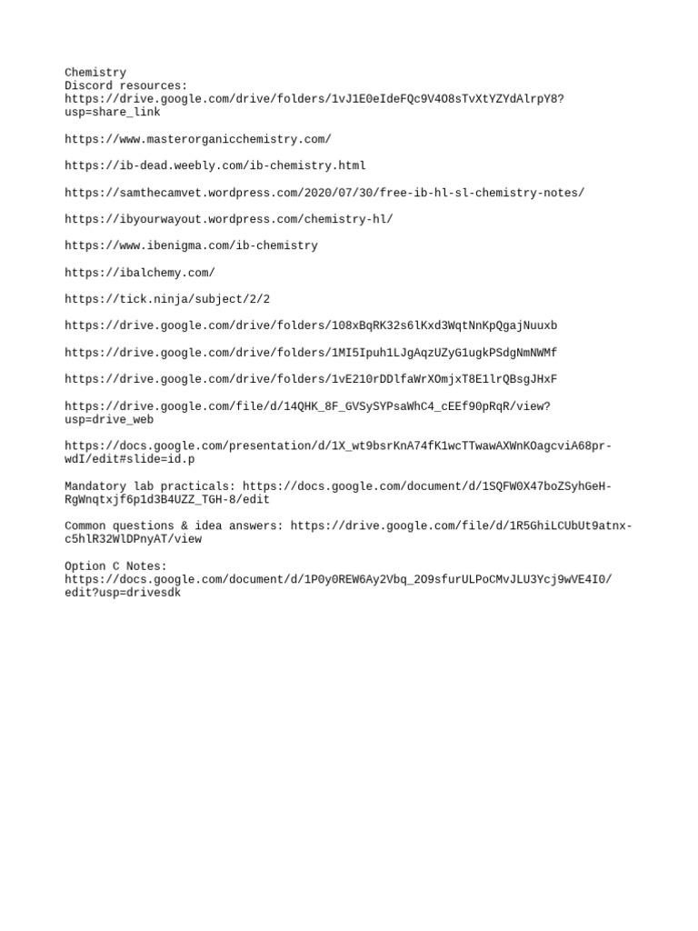 Chem | PDF