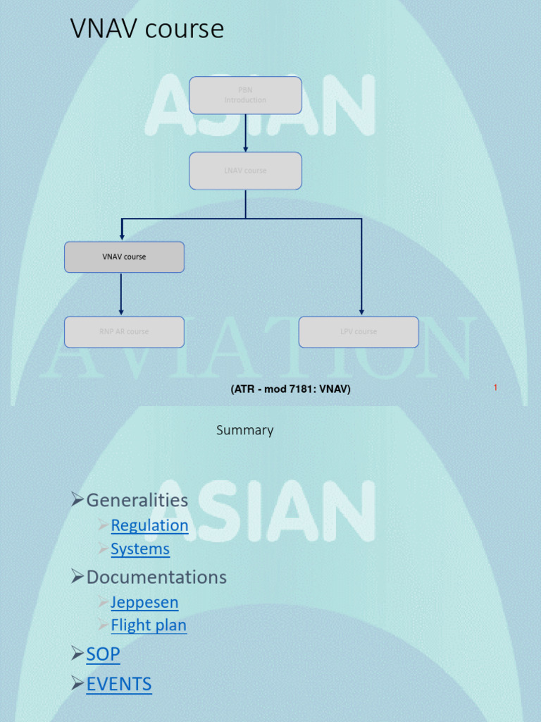 VNAV - Course - V1.1 2 | Download Free PDF | Transport | Transport Safety