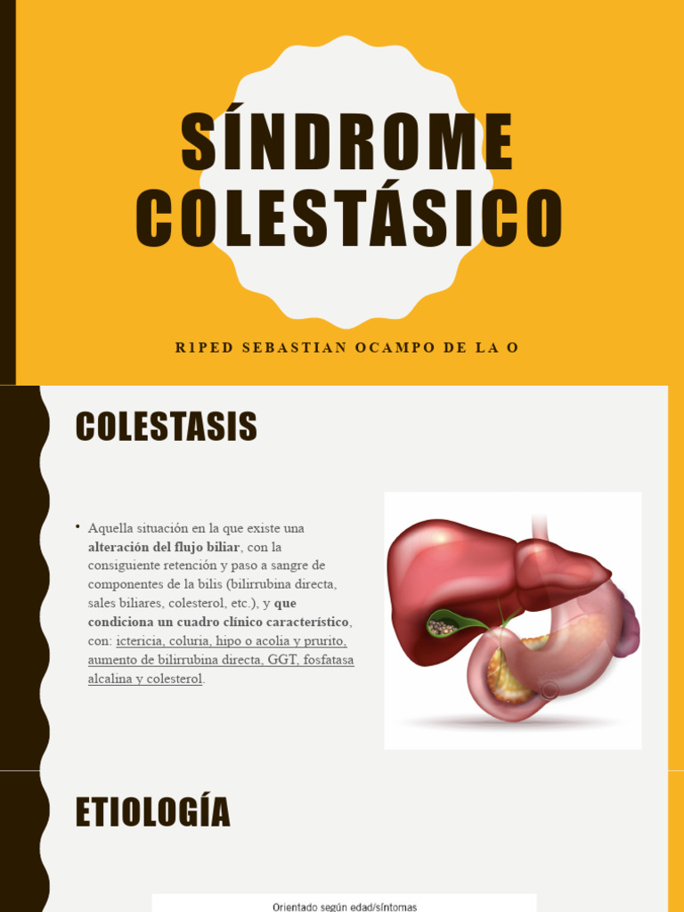 Síndrome colestásico | PDF | Sistema digestivo | Medicina