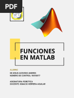Uso Del Comando Subplot en Matlab | PDF