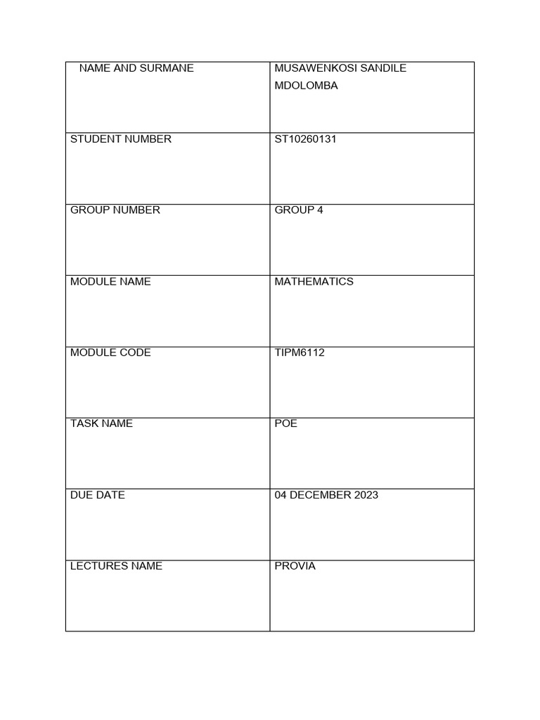 Mathematics Poe Draft Almost Done | PDF | Learning | Teachers