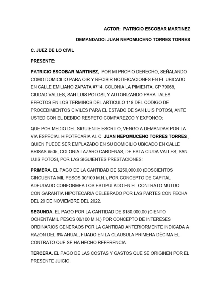 DEMANDA | PDF | Justicia | Crimen y violencia