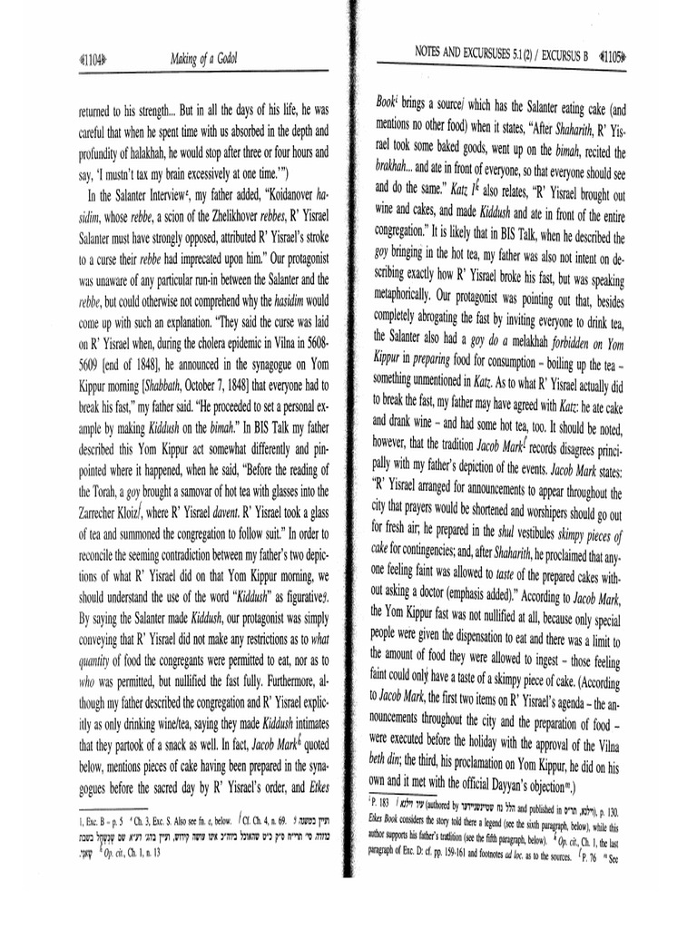 Making of A Godol - R' Yisroel Y''K | PDF