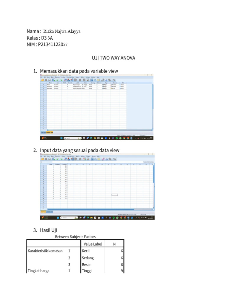 APKOM - Uji Anova | PDF