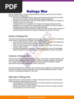 Causes and Impact of the Kalinga War | PDF | Ashoka