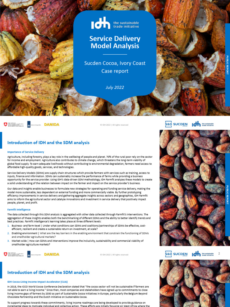 Sucden-SDM Case-Report PUBLIC | PDF | Cocoa Bean | Agriculture